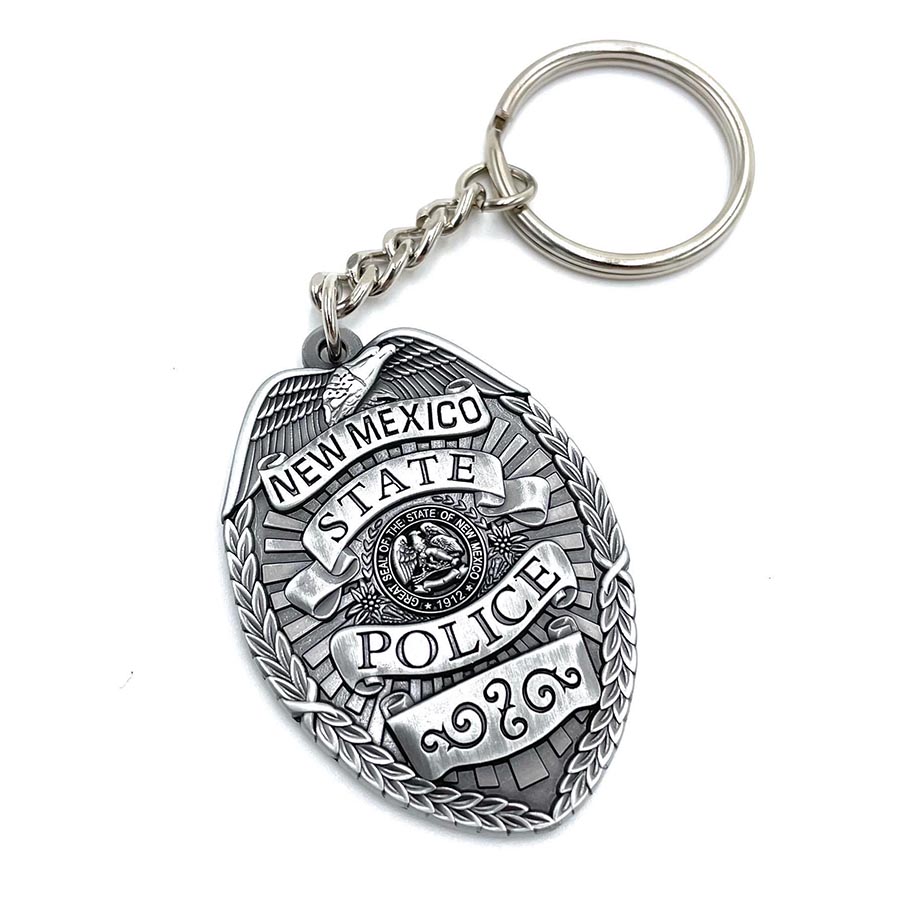 Badge Keychain - New Mexico State Police Association