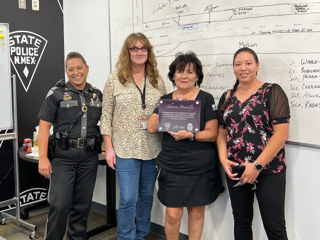 Happy Retirement to Dispatcher Sharon Benally - New Mexico State Police ...